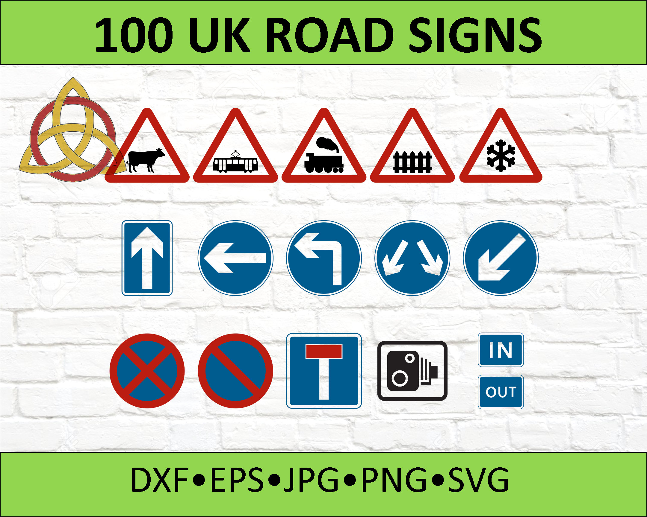 100 UK Road Signs ~ - Etsy UK