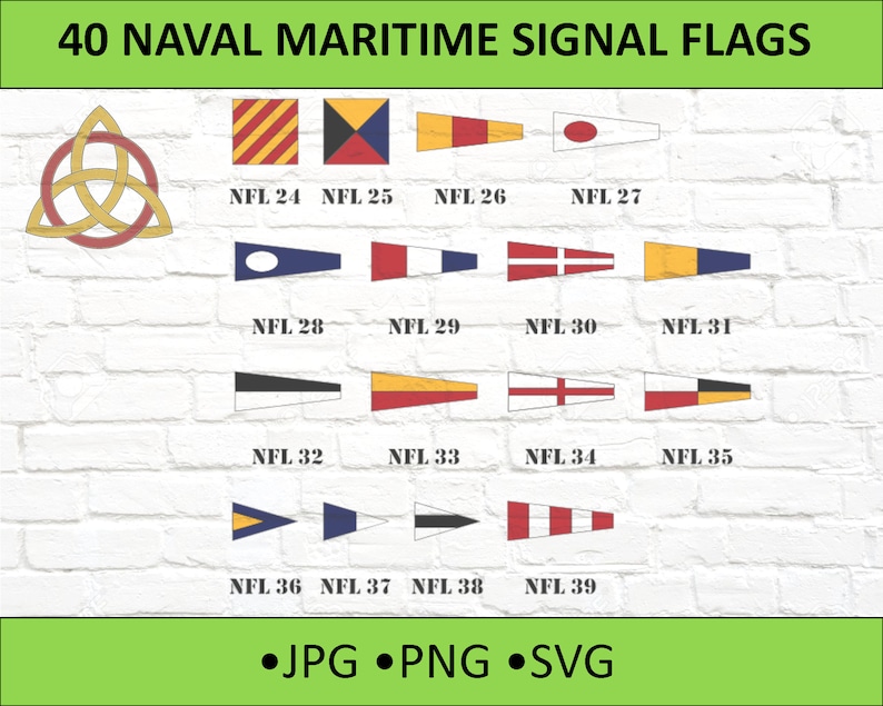 40 Naval Maritime Signal Flags - Etsy