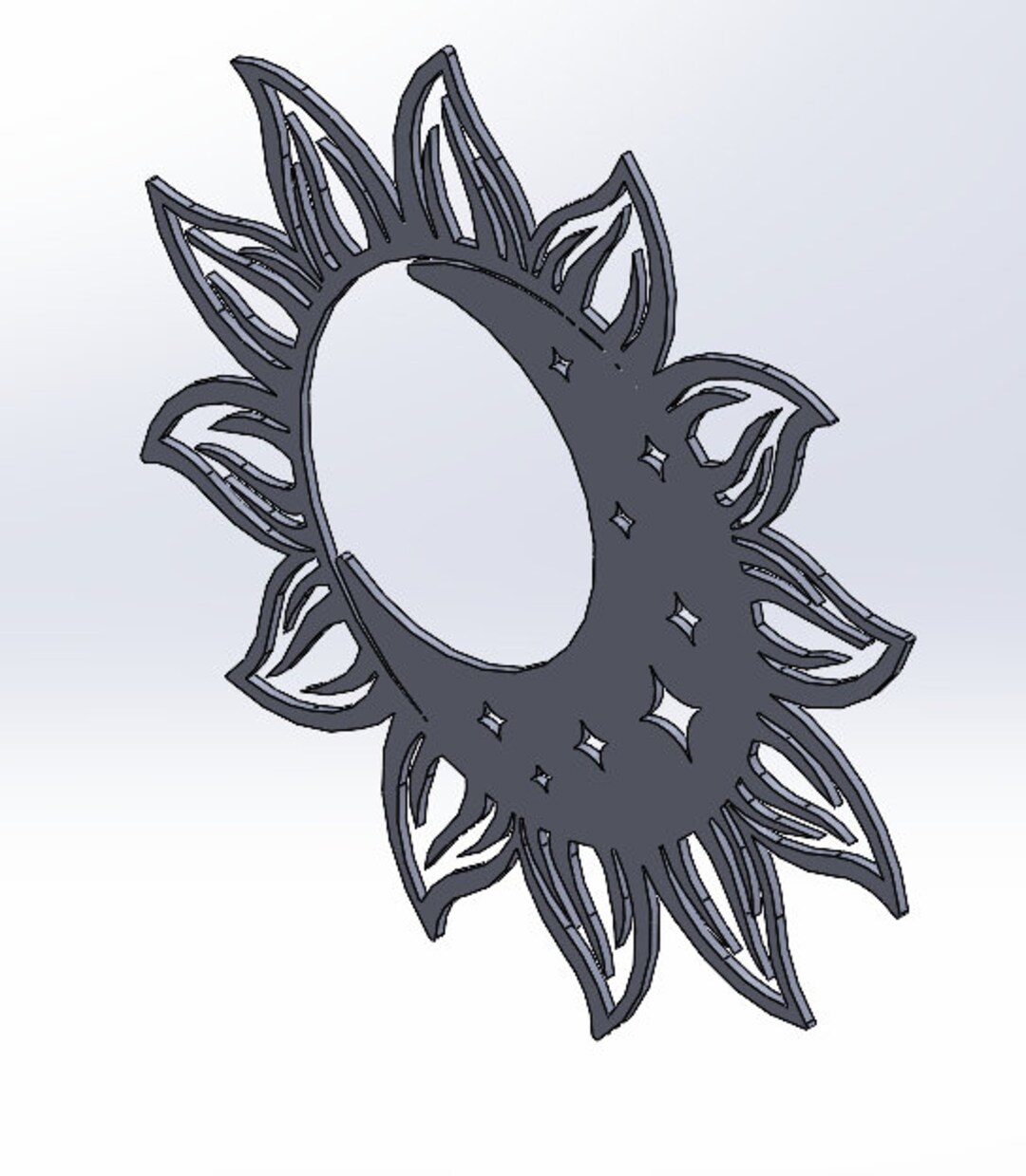 Celestial Sun, Dxf & Svg Cut File - Etsy