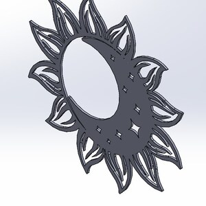 Celestial Sun, Dxf & Svg Cut File - Etsy Canada