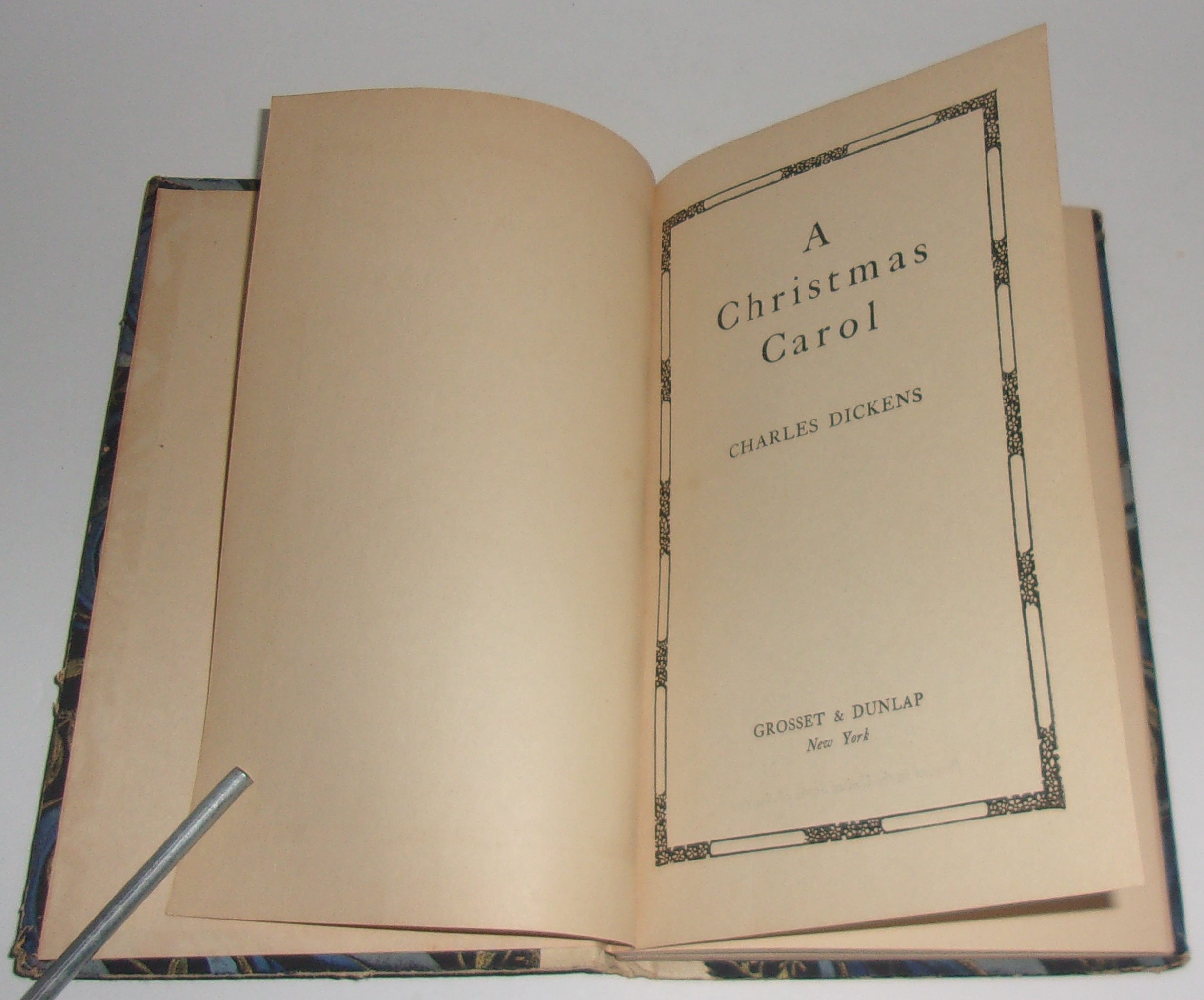Christmas Carol by Charles Dickens, Grosset & Dunlap New York, Vintage ...