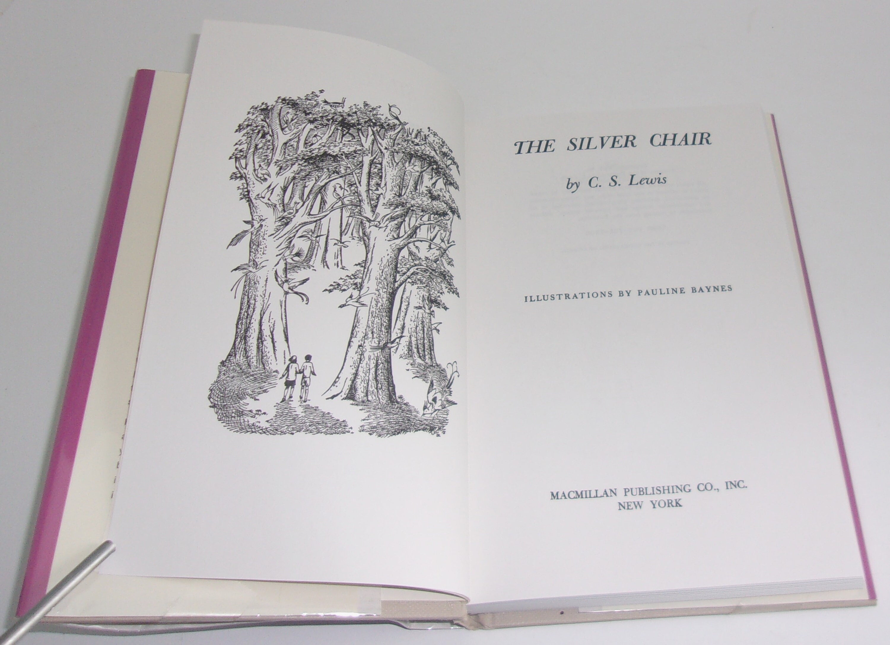 C.S. Lewis the Silver Chair Book 4 Chronicles of Narnia - Etsy
