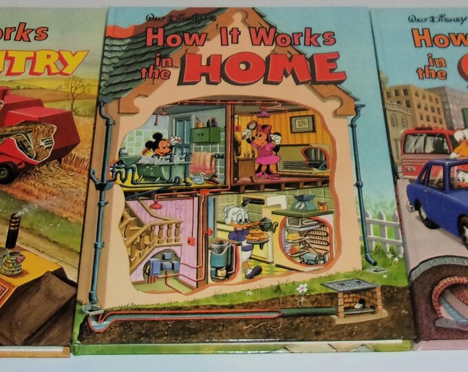 Set of 3 Walt Disney's How It Works Books-how It Works in the Home-how ...