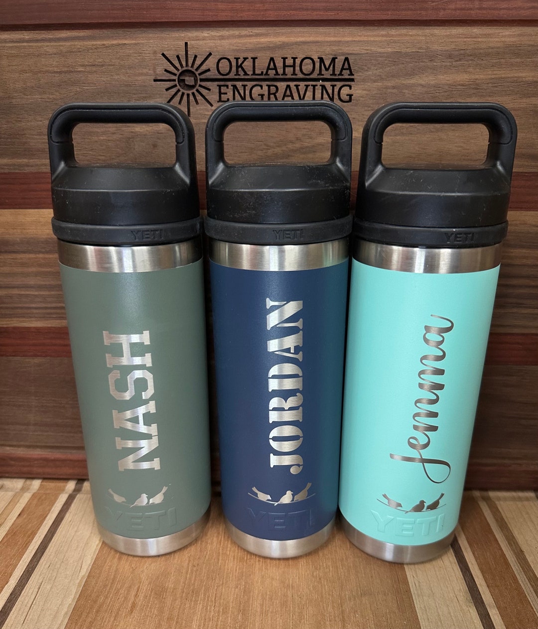 18oz Custom Engraved Yeti Chug Bottle - Etsy
