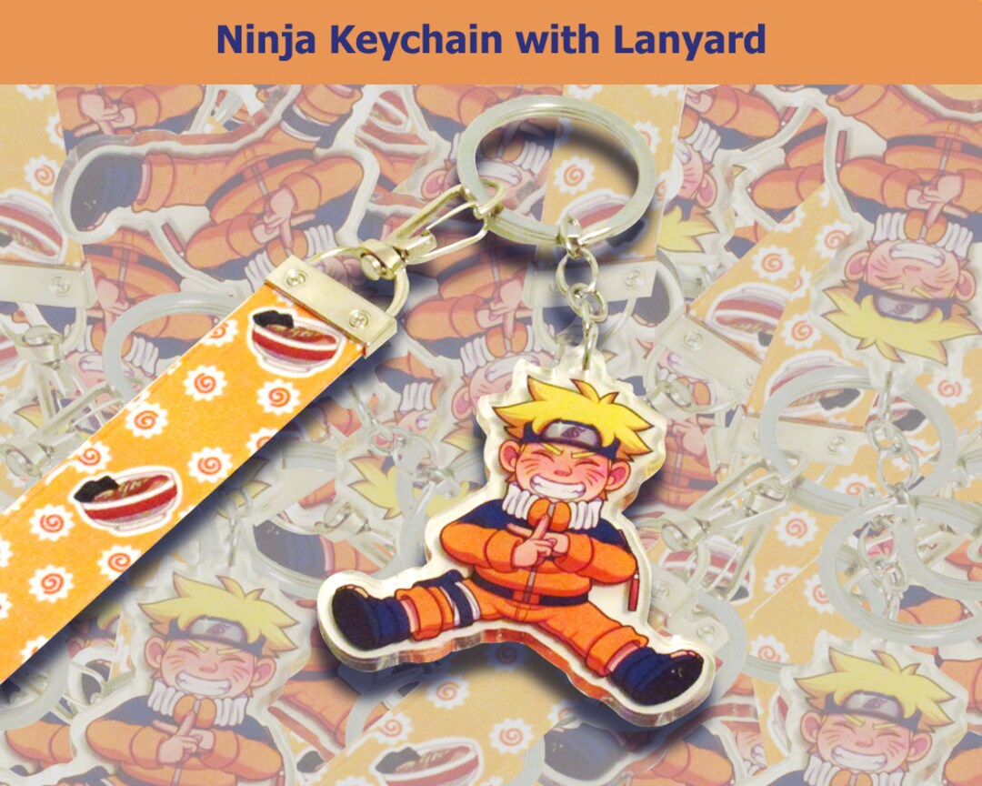 Ninja Lanyard With Keychain - Etsy