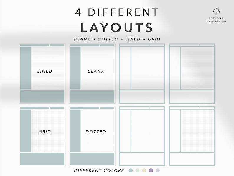 Digital Notes Template Cornell Note Goodnotes Student iPad Goodnotes ...