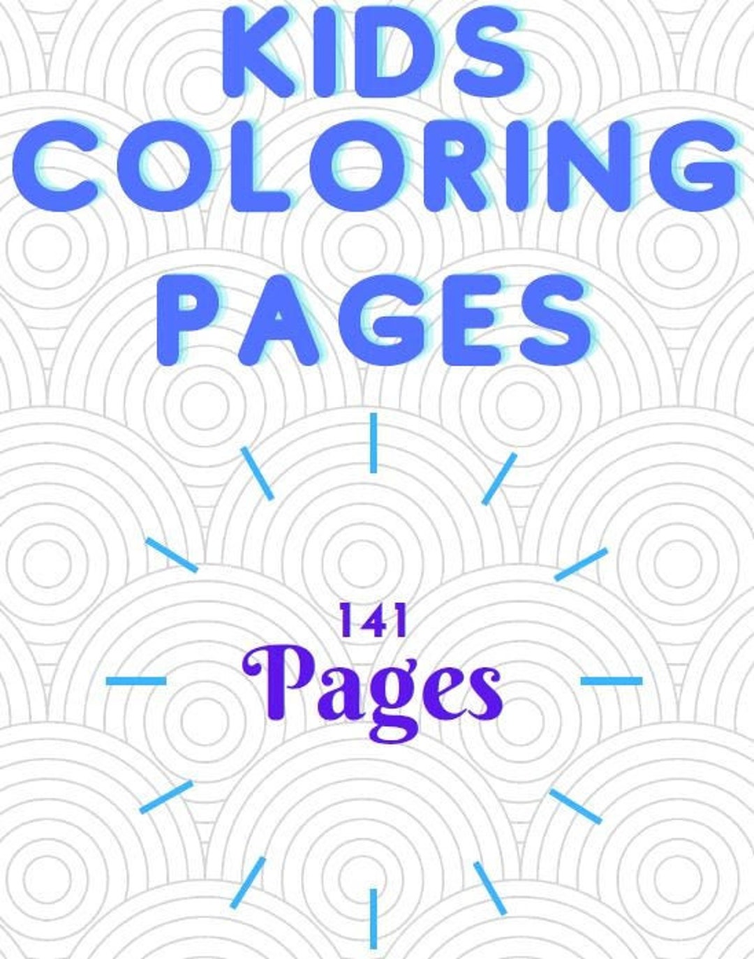 141 Coloring Pages for Kids / Numbers (1-50) / Fruits / Animals ...