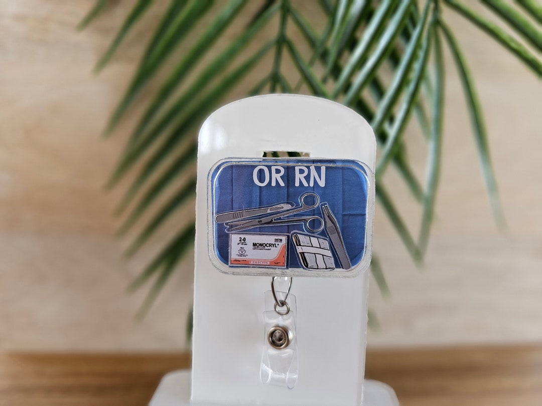 Operating Room Mayo Stand Shaker Badge Reel - Etsy