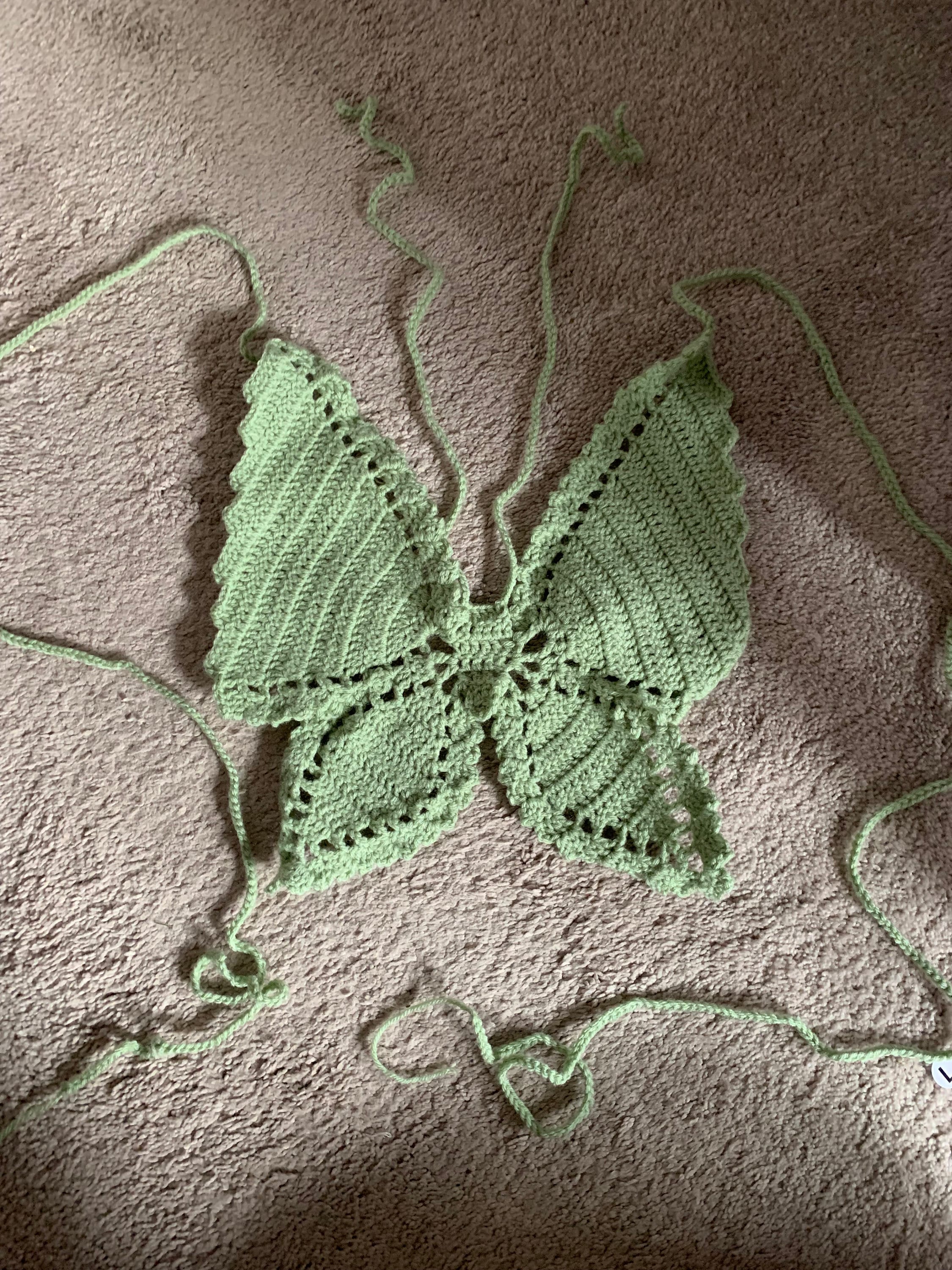 Butterfly Crochet Top - Etsy