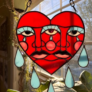 PRE-ORDER Crying Hearts Panel - Etsy