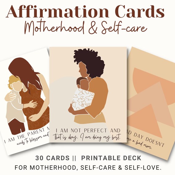 Affirmation Cards Motherhood Affirmation Cards Printable - Etsy