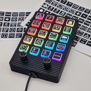 X1 Simracing Button Box RGB LED 26 Inputs Telemetry Based Lighting - Etsy