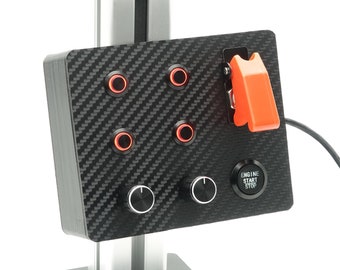 Button Box Sim Racing Desk Clamp Start/stop Button Safety - Etsy