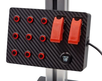Button Box Sim Racing USB Desk Clamp Encoder Start/stop Momentary ...
