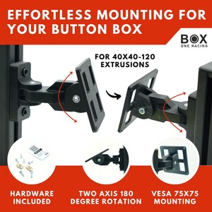 Button Box Sim Racing Start Engine Rotary Encoders Momentary Switches ...