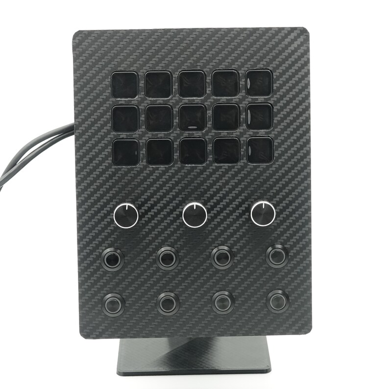 Elgato Stream Deck Mount and Button Box With LED Buttons 3 - Etsy