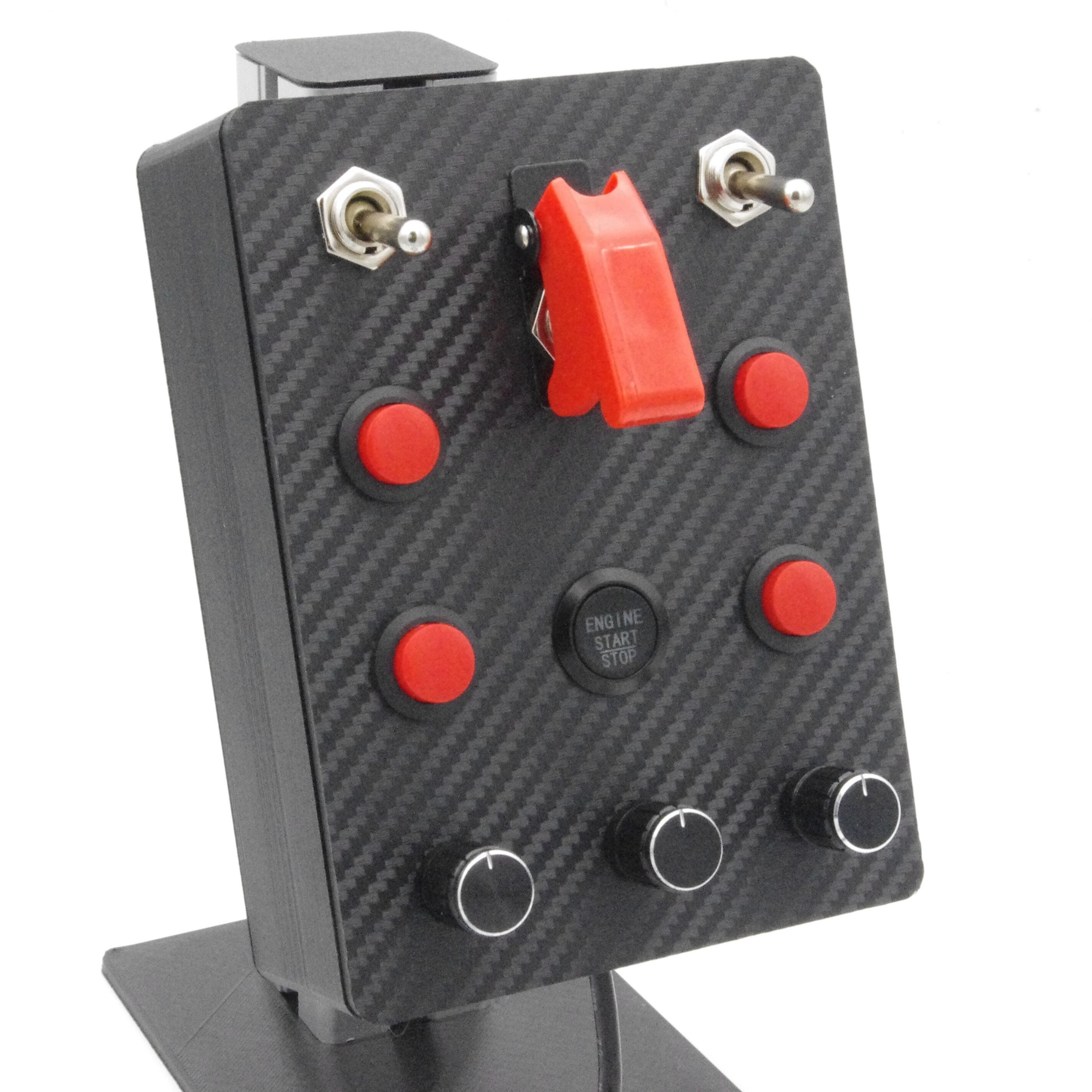 Button Box Sim Racing Start Engine Rotary Encoders Momentary Switches ...
