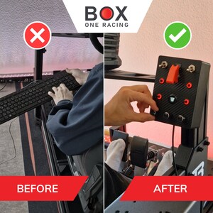 Elgato Stream Deck Mount and Button Box With LED Buttons | 3 Encoders ...