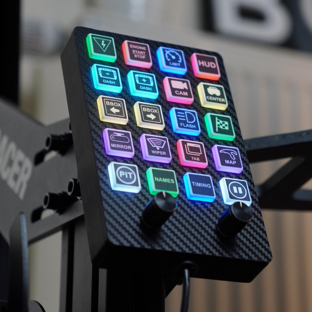 X1 Simracing Button Box RGB LED 26 Inputs Telemetry Based Lighting - Etsy