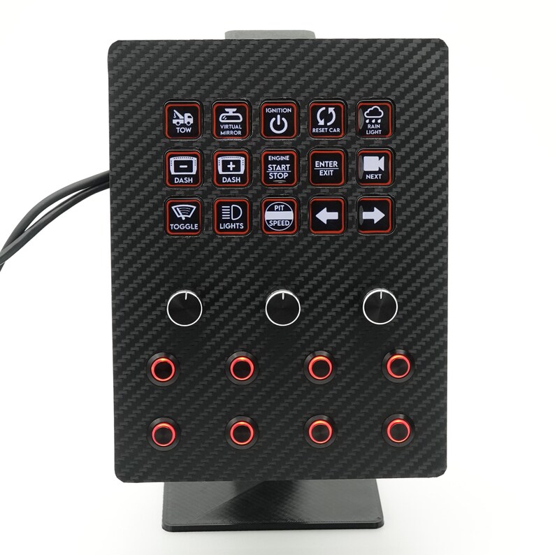 Elgato Stream Deck Mount and Button Box With LED Buttons 3 - Etsy