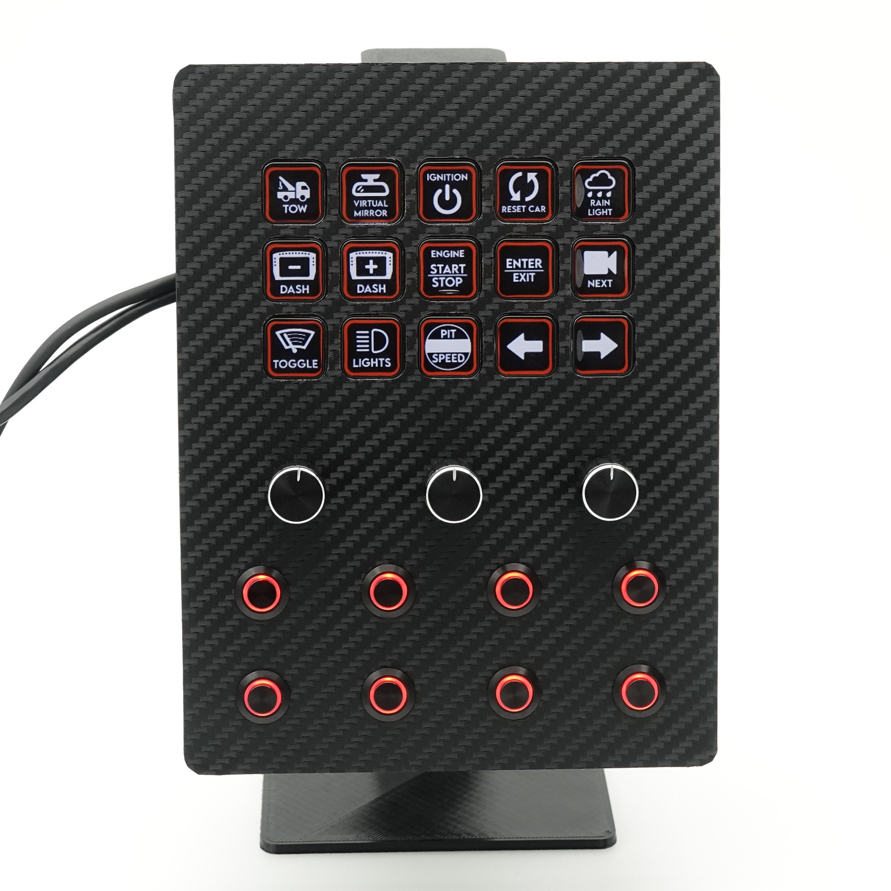 Elgato Stream Deck Mount and Button Box With LED Buttons 3 - Etsy UK