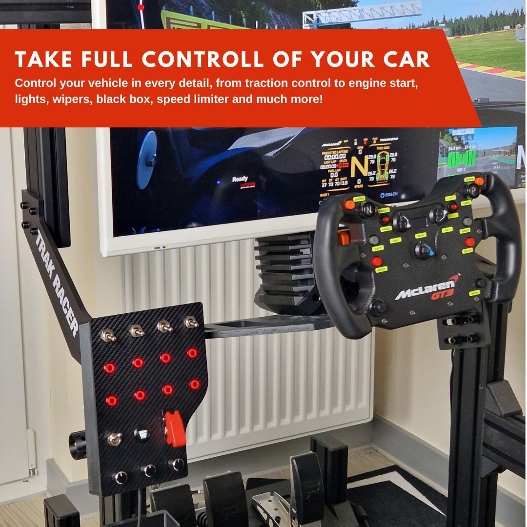 Simracing Button Box for PC With 23 Inputs - Etsy
