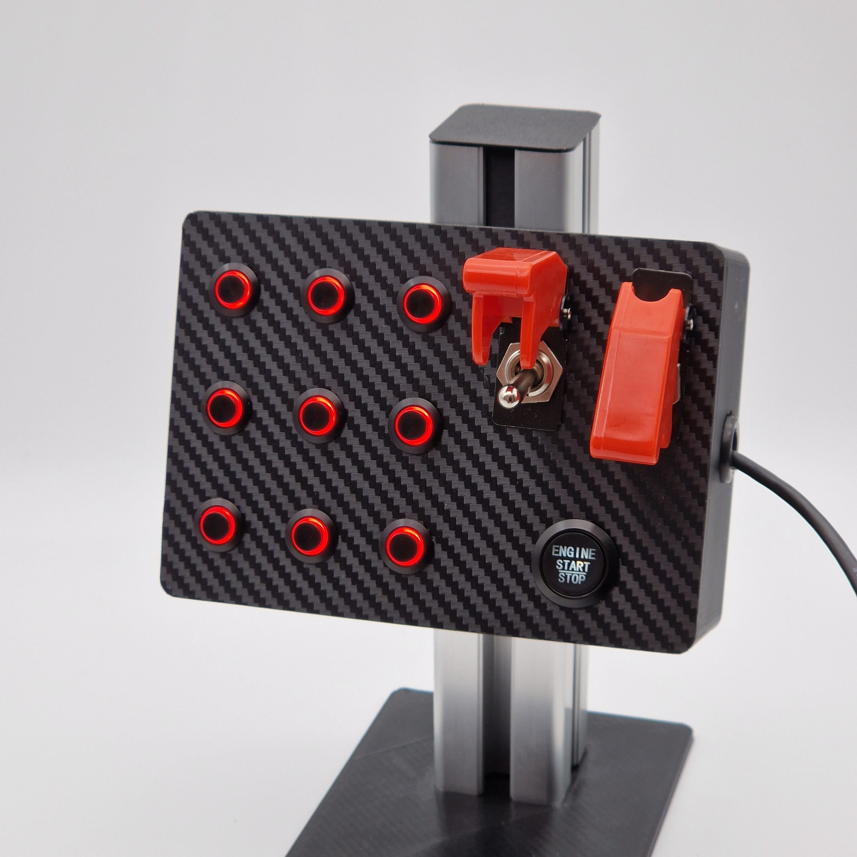 Button Box Sim Racing Desk Clamp Start/stop Button Safety - Etsy