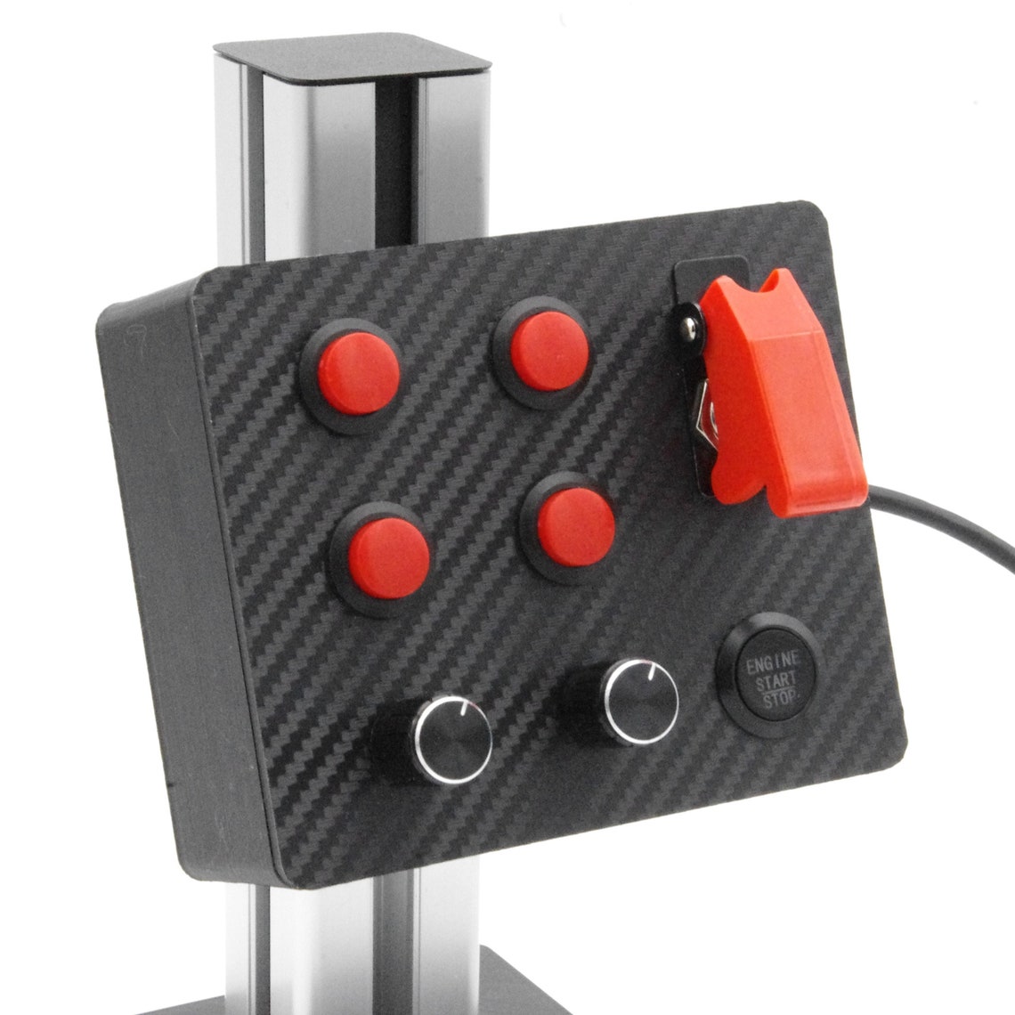 Button Box Sim Racing USB Desk Clamp Encoder Start/stop Momentaty ...