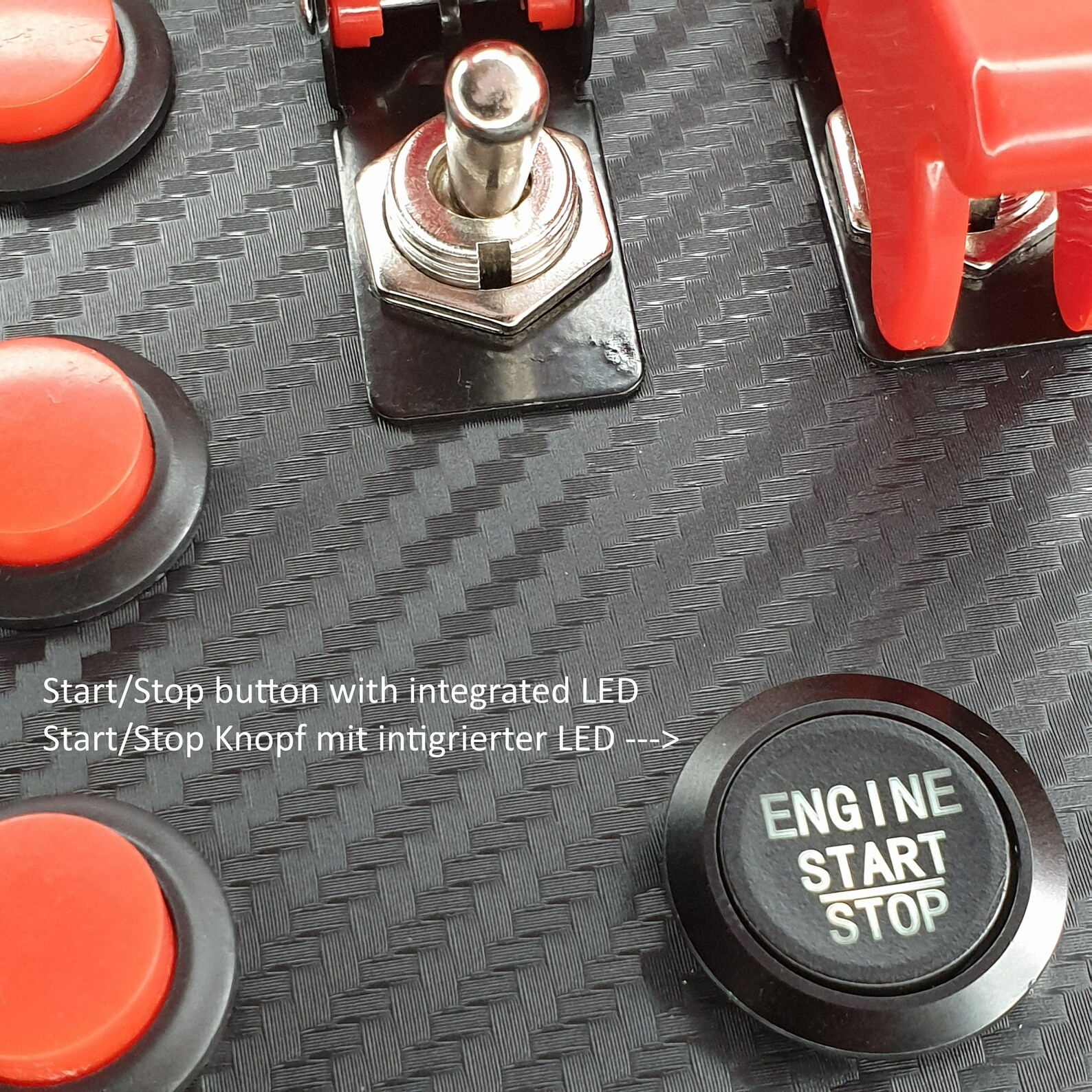 Button Box Sim Racing Desk Clamp Start/stop Button Safety | Etsy