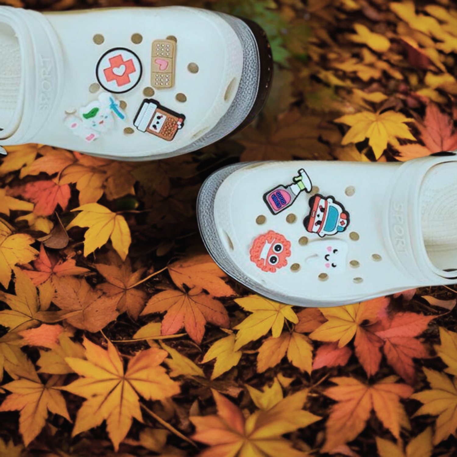 10pc Nurse Doctor Croc Charm Set Unique Hospital Accessories Croc ...