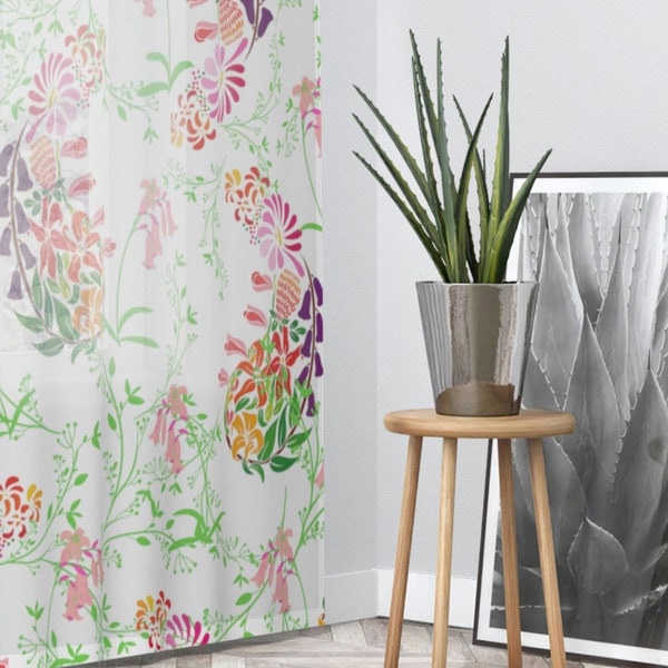 Multi Color Curtains - Etsy