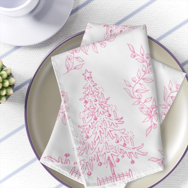 Pink Toile - Etsy
