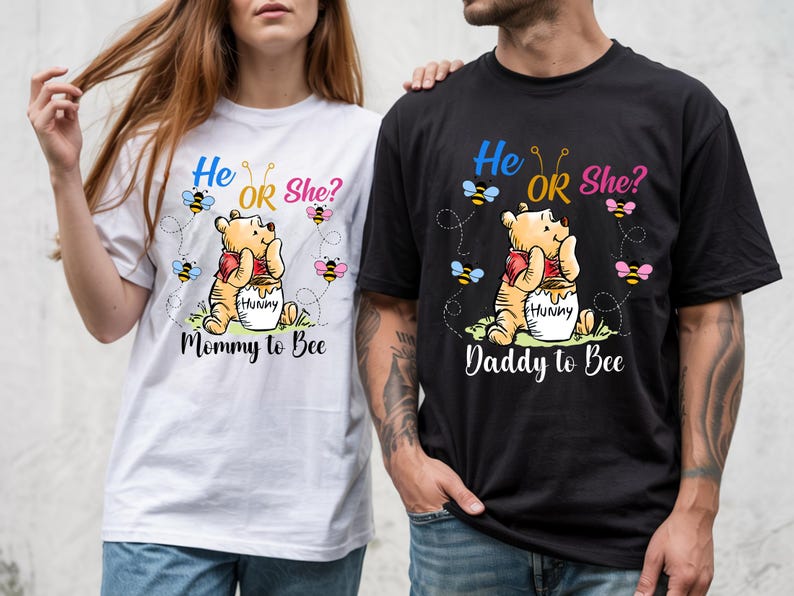 Mommy to Bee Shirt, Gender Reveal Matching Family Gifts,baby Shower ...