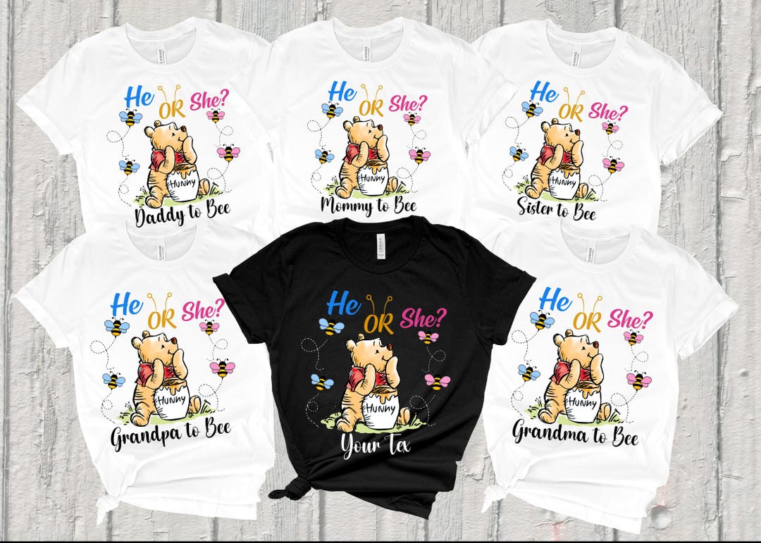 Mommy to Bee Shirt, Gender Reveal Matching Family Gifts,baby Shower ...