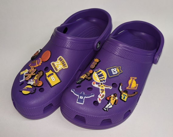 Fashion Shoe Charms for Crocs Set of 2 Kobe Bryant Clogs Bracelet Gift ...