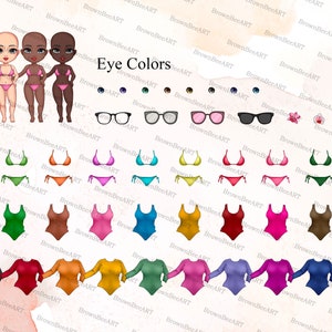 Surfer Girl Clipart, Cute Clipart, Summer Clipart, Beach Clipart ...