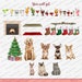 Christmas Chibi Clipart: Family, Friends, Pets (PNG) - Etsy