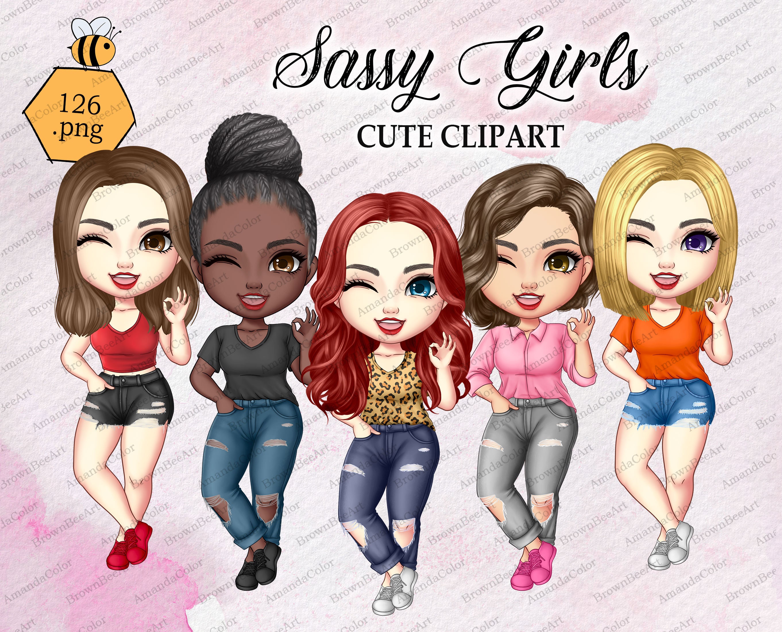 Sassy Woman Clipart