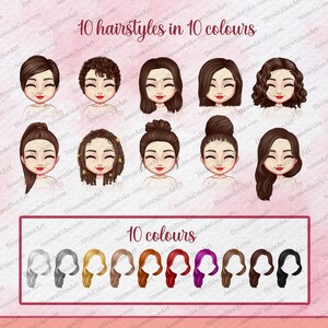 Curvy Chibi Cutie Clipart, Plus Size PNG (digital Download) - Etsy