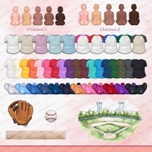 Baseball Mom Clipart: Family Sports PNG (digital Download) - Etsy