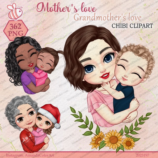 Mothers Day Clipart - Etsy