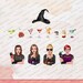 Witches Clipart, Halloween Costumes, Best Friends Clipart, Witch ...