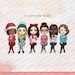 Christmas Friends Clipart, Merry Christmas, Christmas Girl Clipart ...