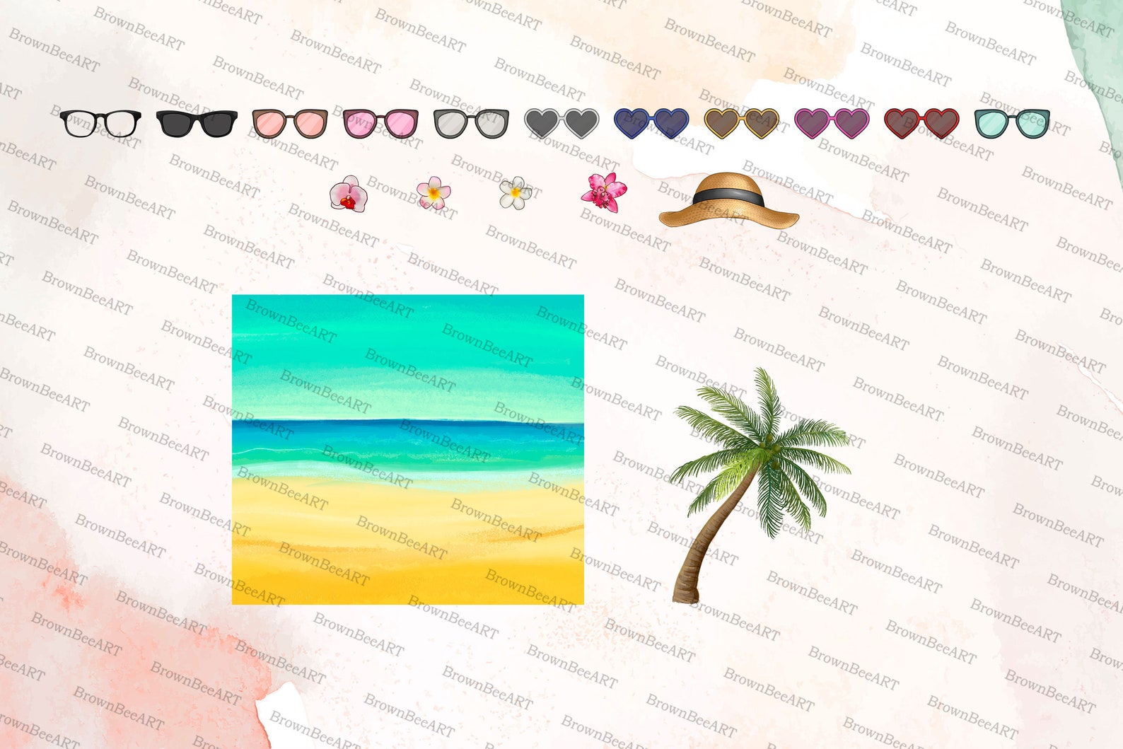 CUTE Clipart: Beach Girl Clipart Version 3 Summer Clipart - Etsy