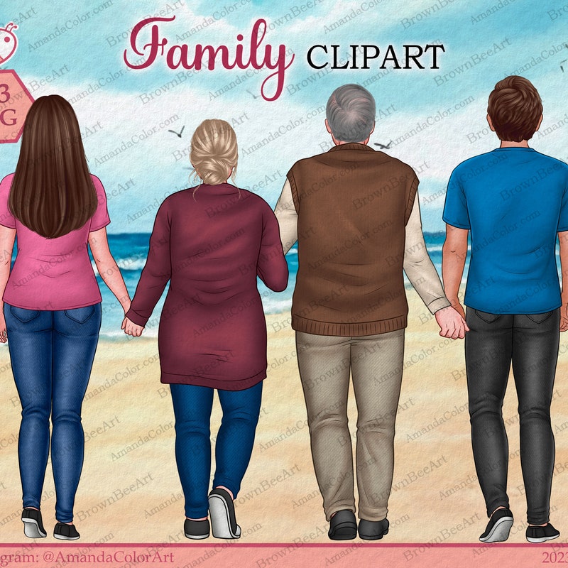 Family Clipart Bundle - Etsy