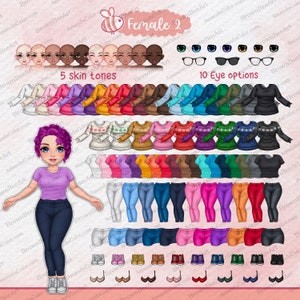 Custom Friend Group Set, Best Friends Clipart, Bestie Clipart, Sisters ...