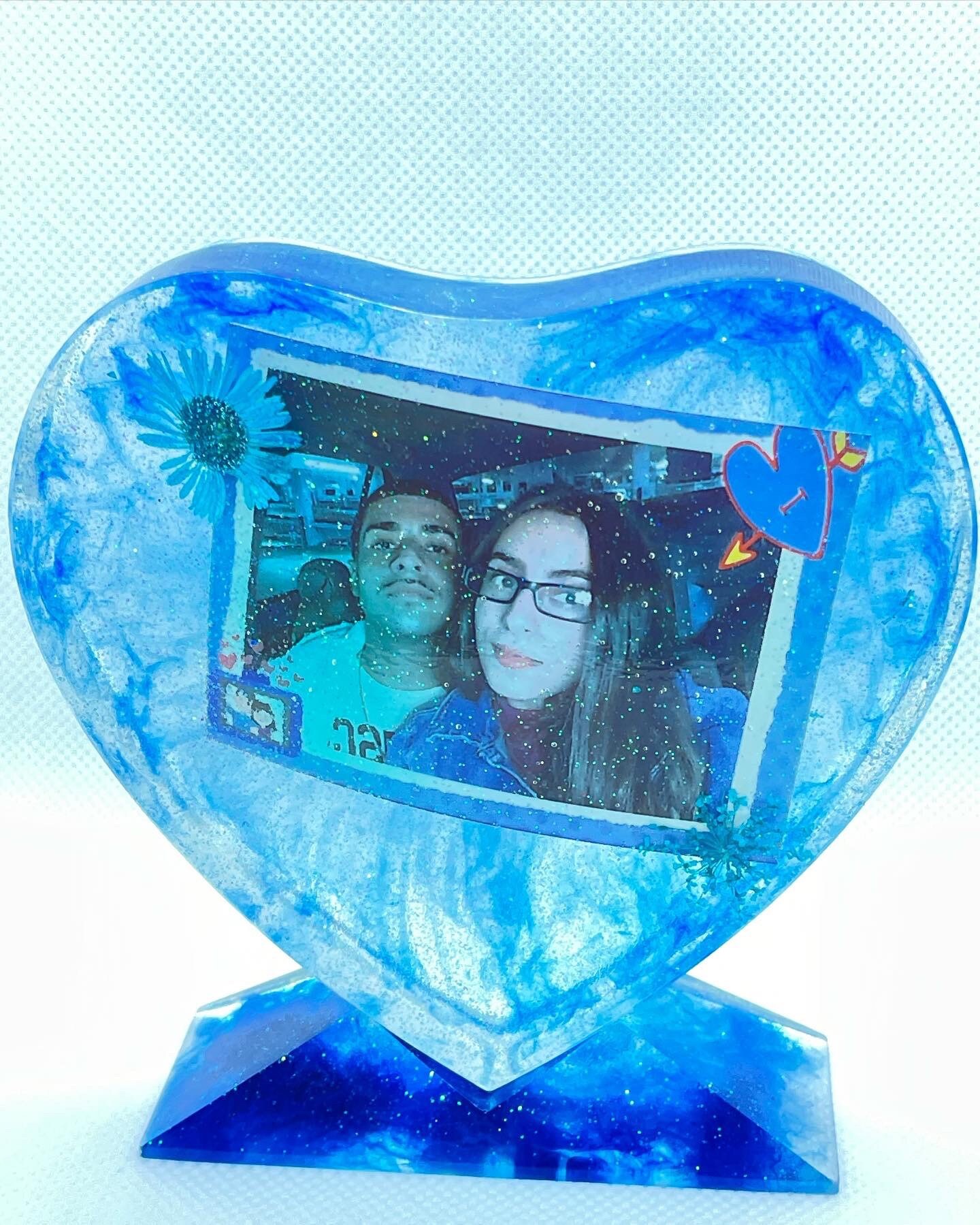 Heart Frame Stand With Custom Picture Perfect Gift for Your | Etsy