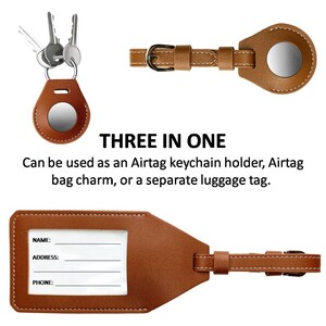 Apple AirTag Travel Tag, Apple AirTag Luggage Tag - Etsy