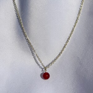 Carnelian & Rose Quartz Layered Necklace Set - Etsy