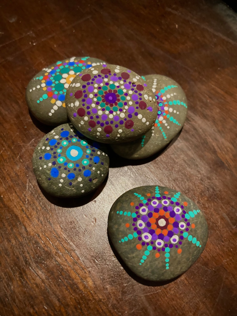 Mandala Rocks - Etsy